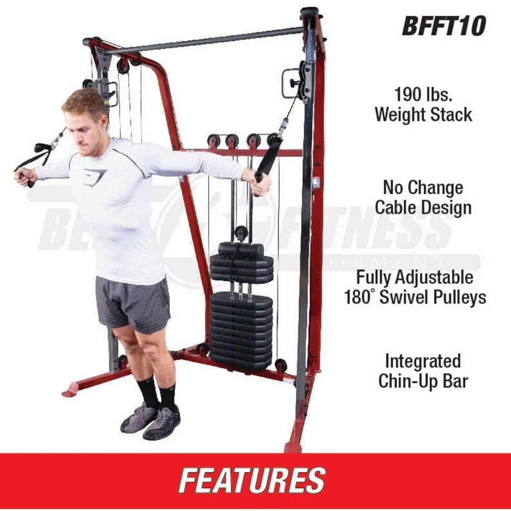 Functional Trainer Cable Machine, – owens-gym