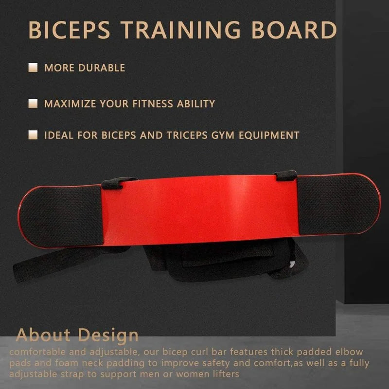 Adjustable Weightlifting Biceps Training Board Arm Blaster – owens-gym